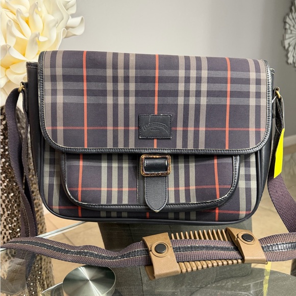 Burberry | Bags | Burberry Plaid Laptop Bag | Poshmark